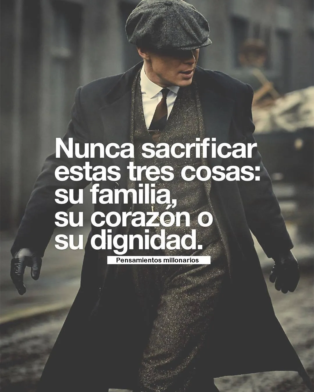 Nunca sacrificar estas tres cosas su familia, su corazón o su dignidad ...